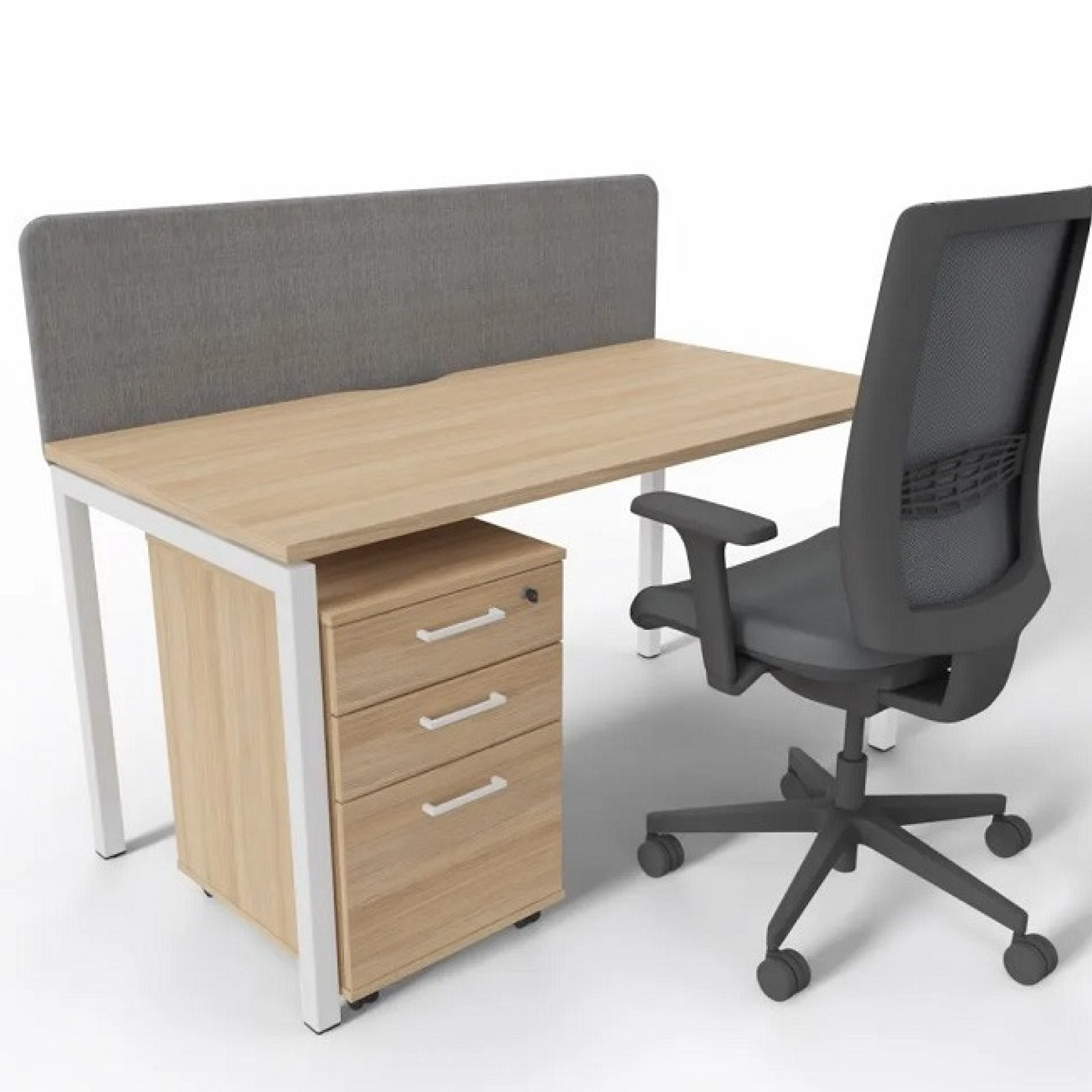 Lof Direct | Nova Desk-Mounted Screen for Single Desk