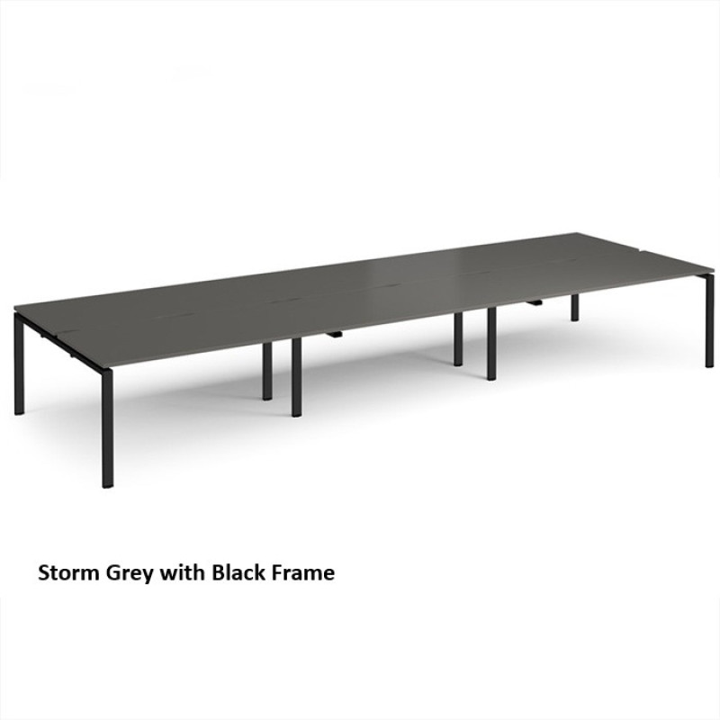 Lof Direct | Dams Adapt Back-to-Back Bench Desks - Bank of 6