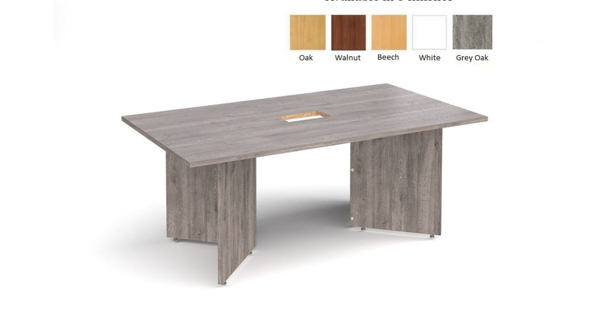 Lof Direct | Dams Arrow head rectangular boardroom table