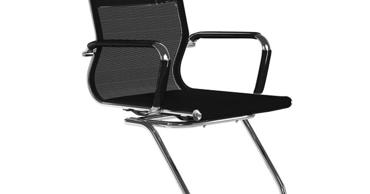 Lof Direct | Nautilus Aura Medium Back Mesh Meeting Chair – Black
